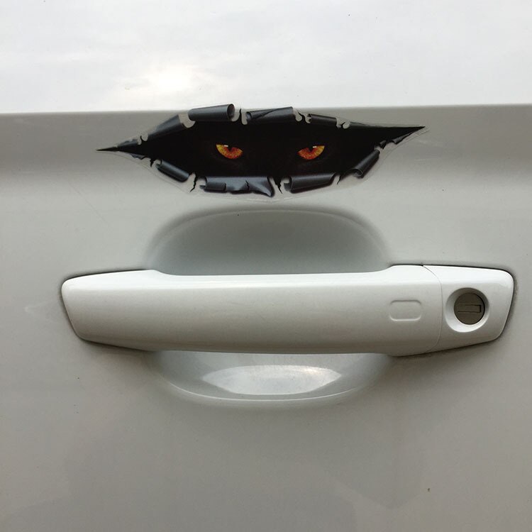Autocolante pentru masina, 3D, Impermeabile, 2 bucati, Negru - eMAG.ro