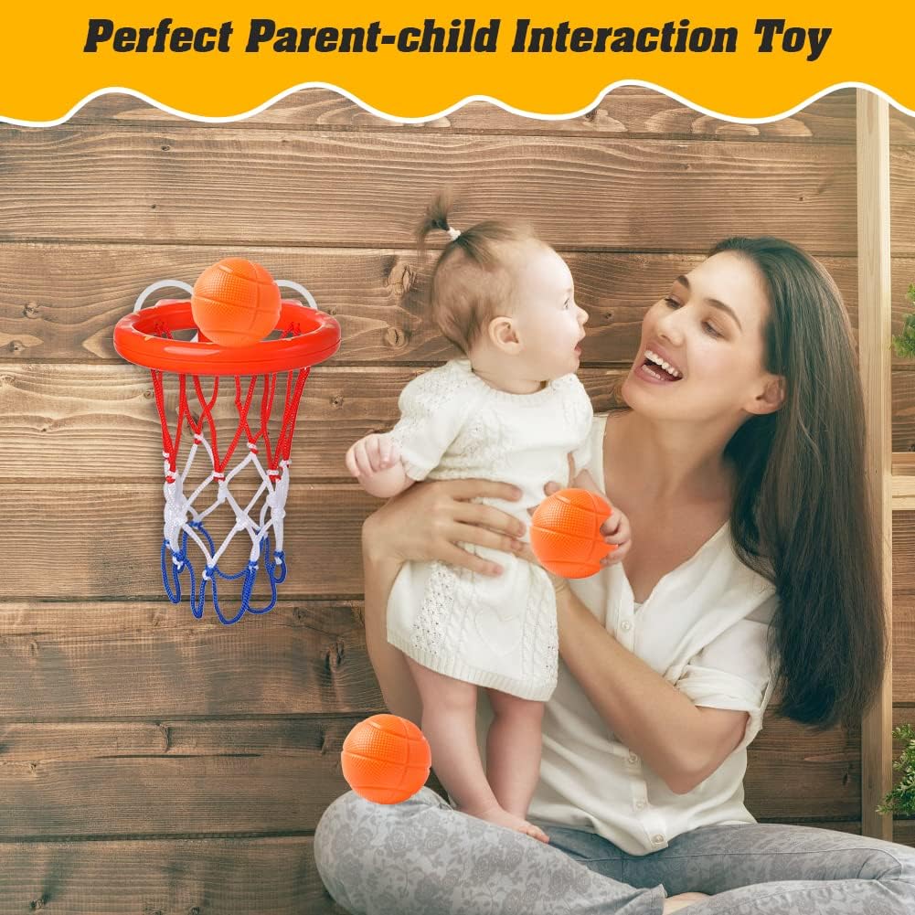 Set cos de baschet, Plastic, Multicolor - eMAG.ro