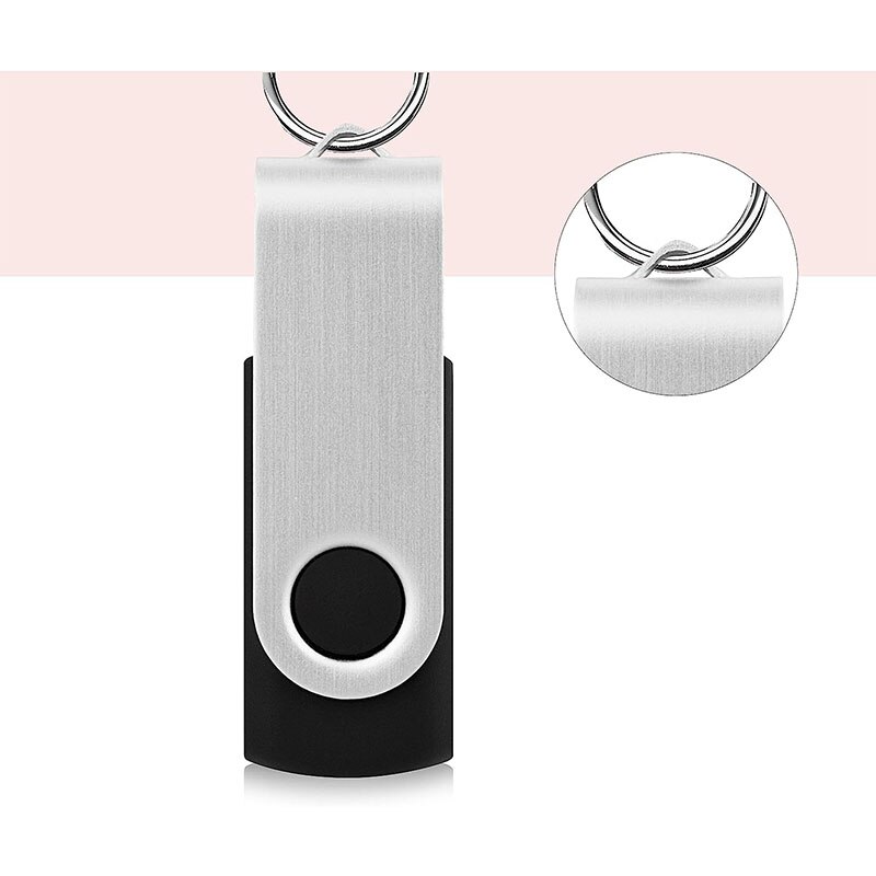 Set 10 memorii USB, 4 GB, Alb/Negru - eMAG.ro