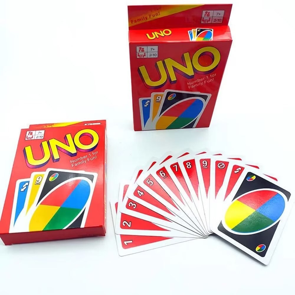 Joc de carti UNO, Plastic, Multicolor - eMAG.ro