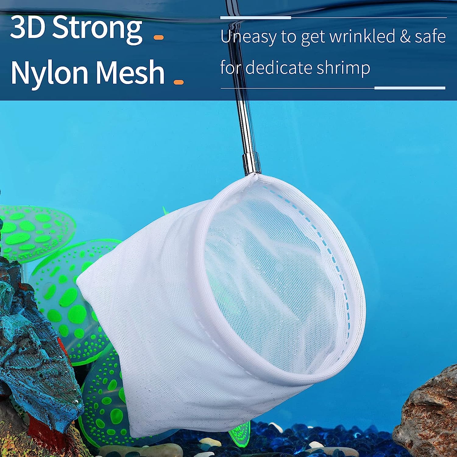 Plasa de pesti, Plastic, Alb - eMAG.ro