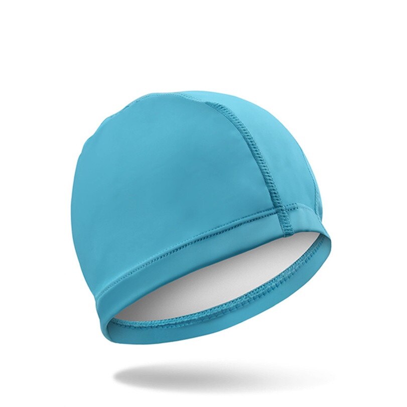 Casca de inot GelldG, Poliuretan, Albastru deschis - eMAG.ro