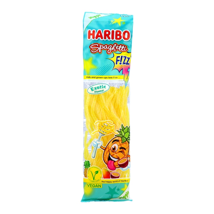 Jeleuri Haribo Spaghetti, Aroma Exotica, 200g - eMAG.ro