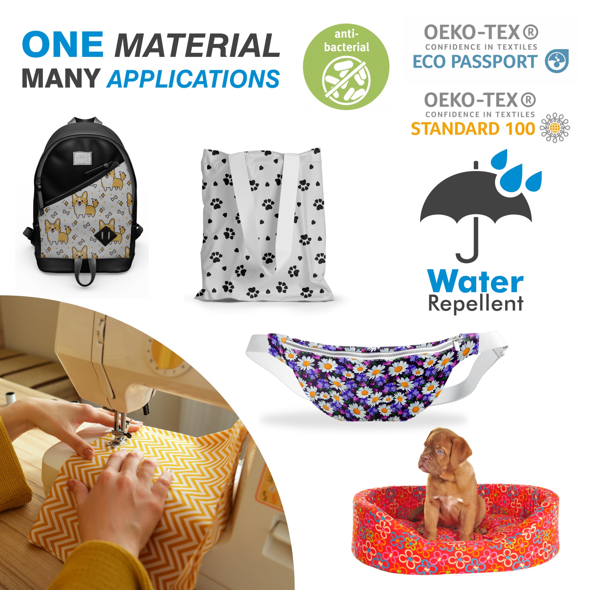 Material textil impermeabil Ethnic Indian, HEKO PANELS, Poliester, 210g ...