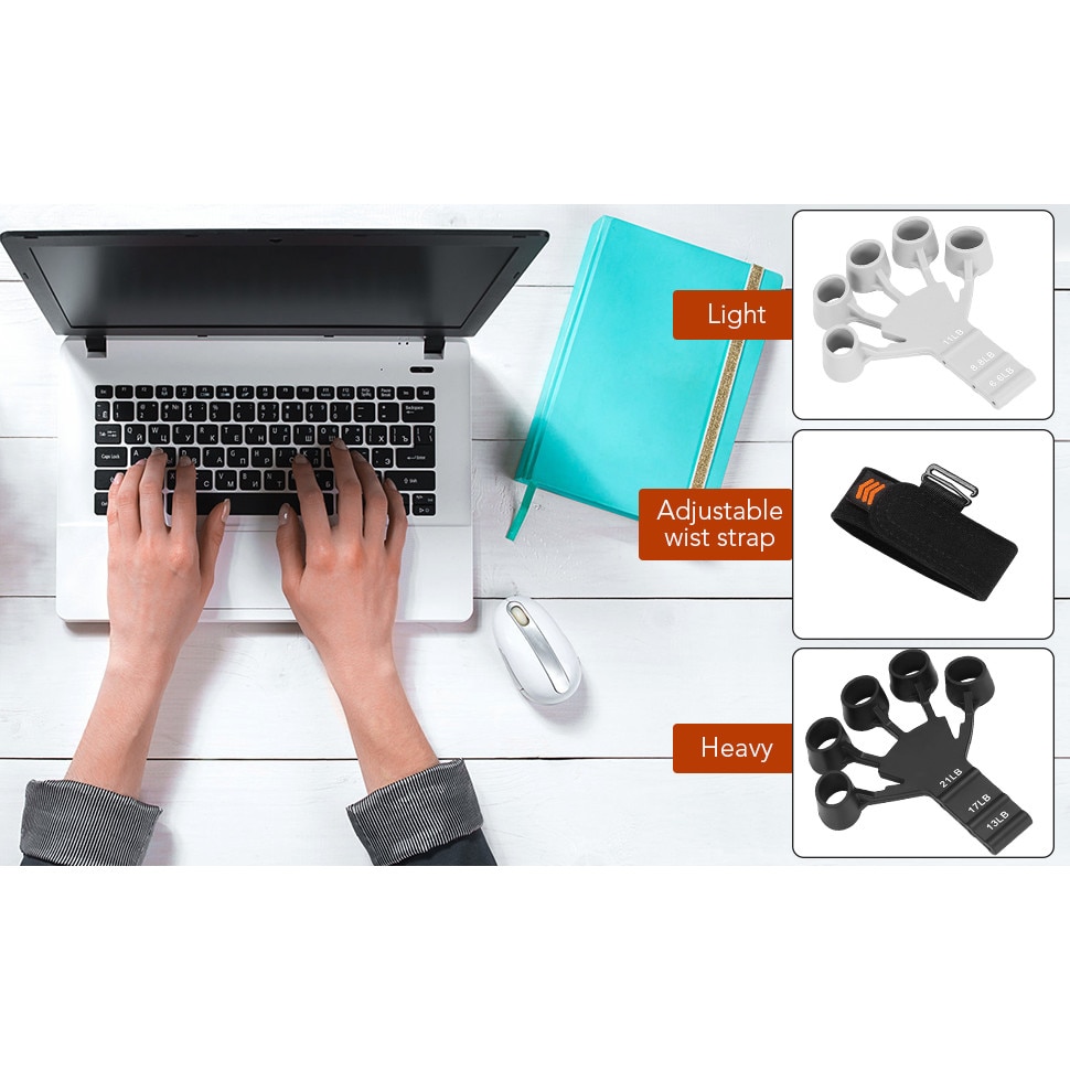 Set Flexoare pentru Exercitii Antebrat, Degete si Palma, Reglabil ...