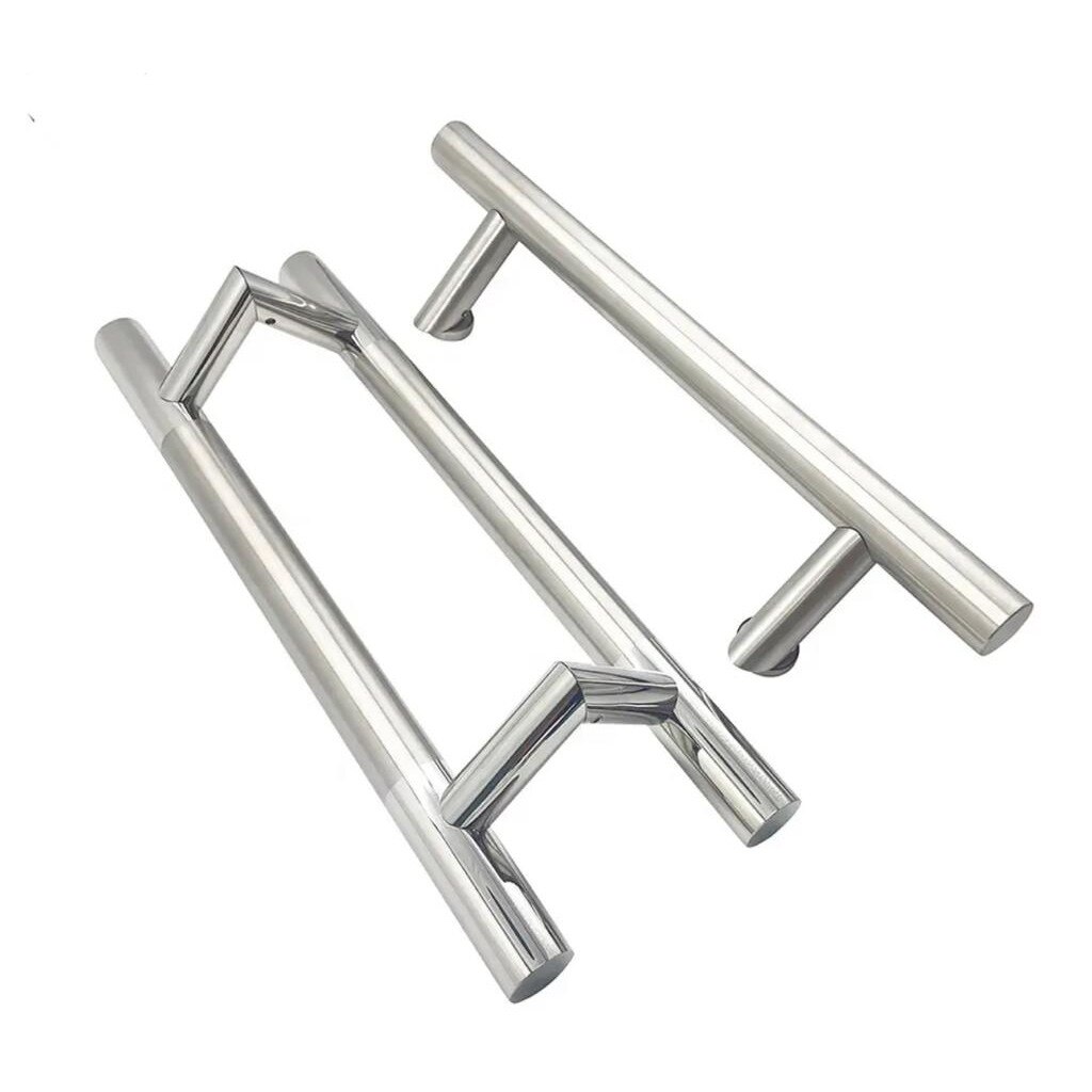 Set doua manere, otel inoxidabil, prindere 45 de grade, 60 cm, lungime ...