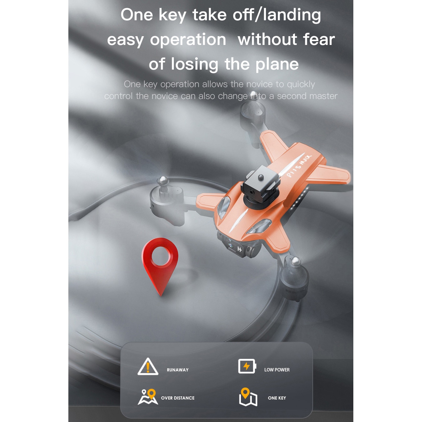 Drona cu doua camere 8K LEBLOU P11S MAX, transmisie 5G pe telefon ...