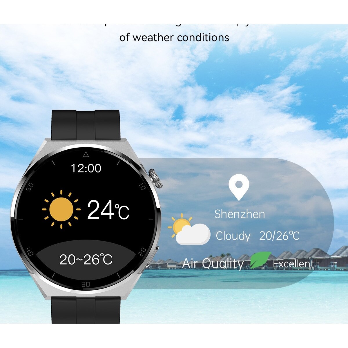 Ceas Smartwatch barbati, HYD3MAX, Argintiu, Sport, Fitness, Bluetooth ...