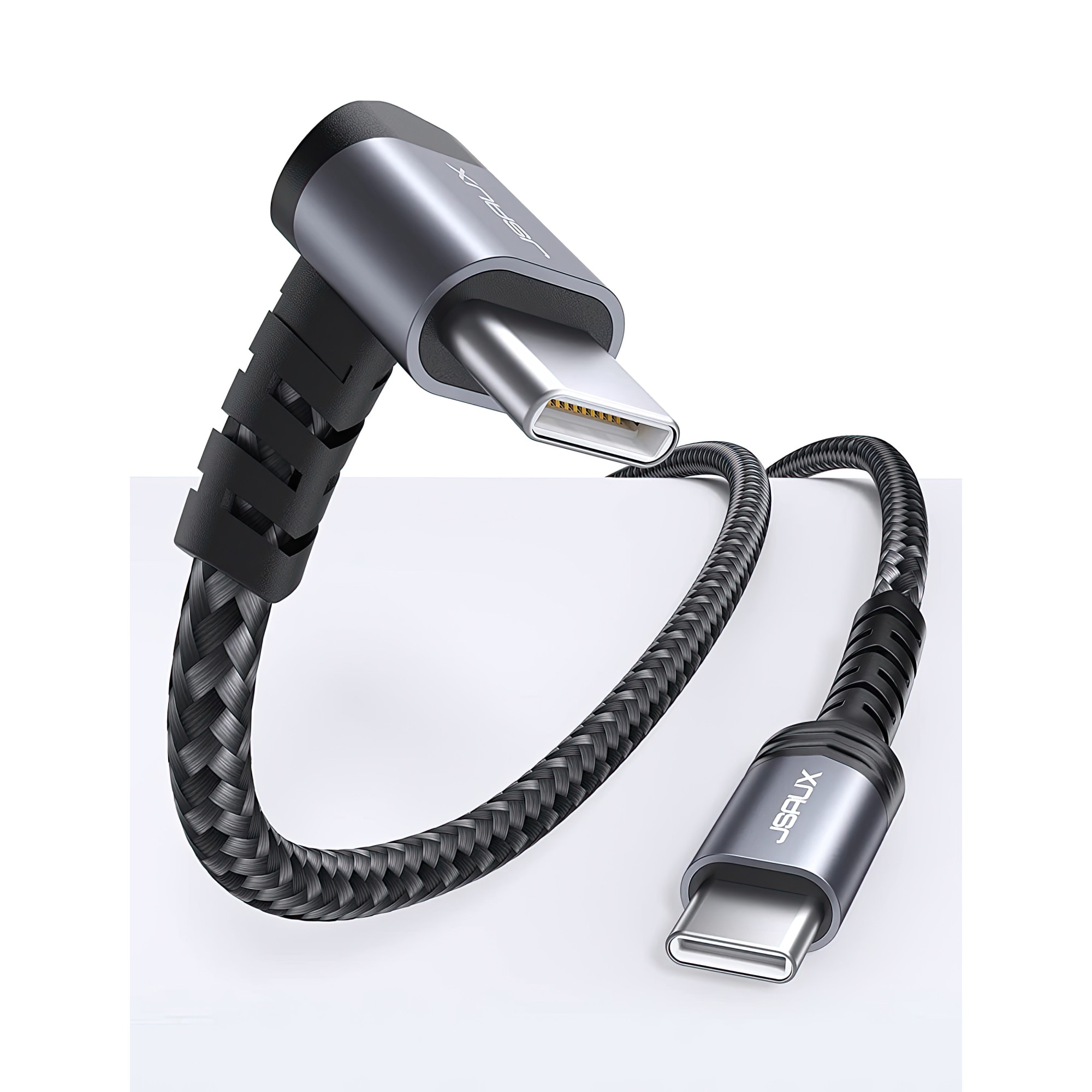 Cablu inclinat la 90 de grade USB C - USB C 60W pentru Steam Deck JSAUX ...