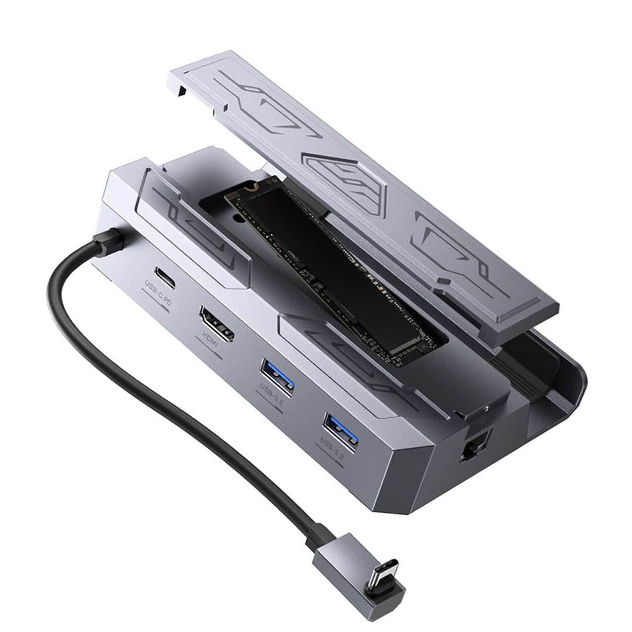 Statie de andocare 6in1 M.2 100W 4K 60Hz pentru Steam Deck JSAUX HB0604 - eMAG.ro