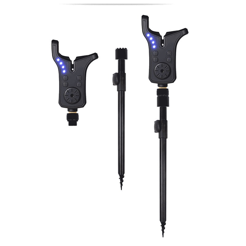 Set 2 alarme pentru pescuit, Negru - eMAG.ro