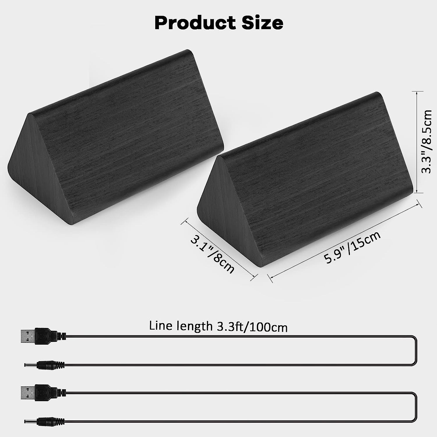 Ceas desteptator digital din lemn cu LED si alarma, pentru masa sau ...