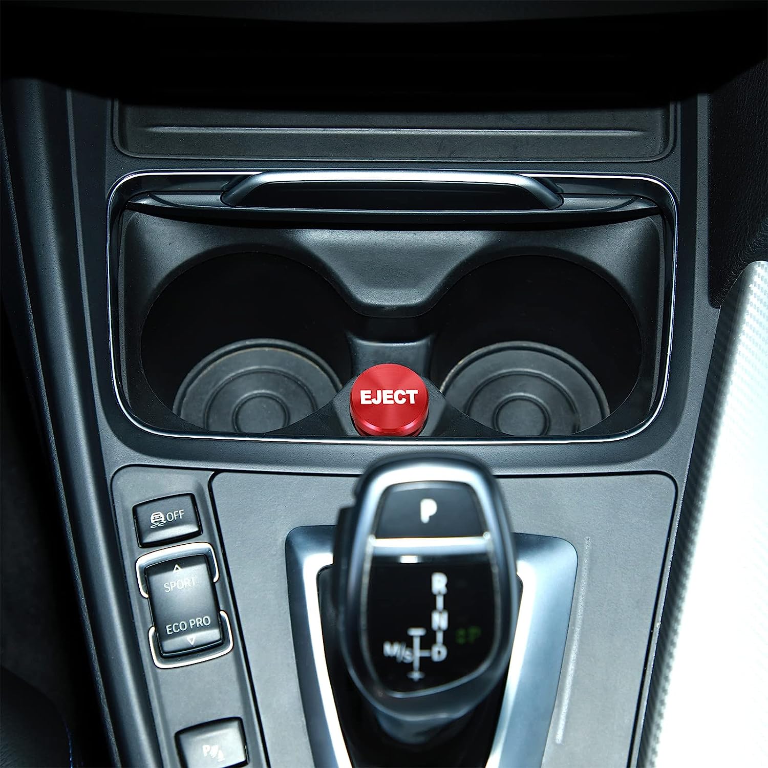 Set 2 x Capac decor auto, Aluminiu, Rosu - eMAG.ro