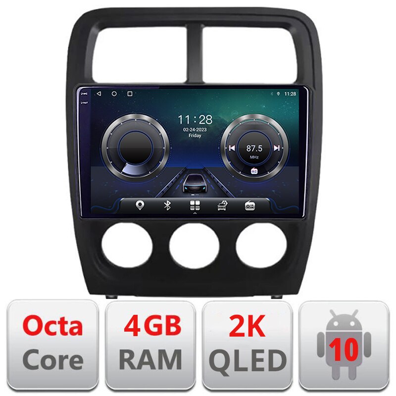 Dedikált navigációs Dodge Caliber 2010-2012 C-kaliber Android Octa Core ...