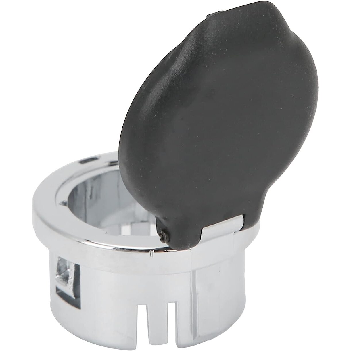 Set 2 x Capac priza bricheta auto, ABS, 5 x 4 x 3 cm, Negru/Argintiu ...