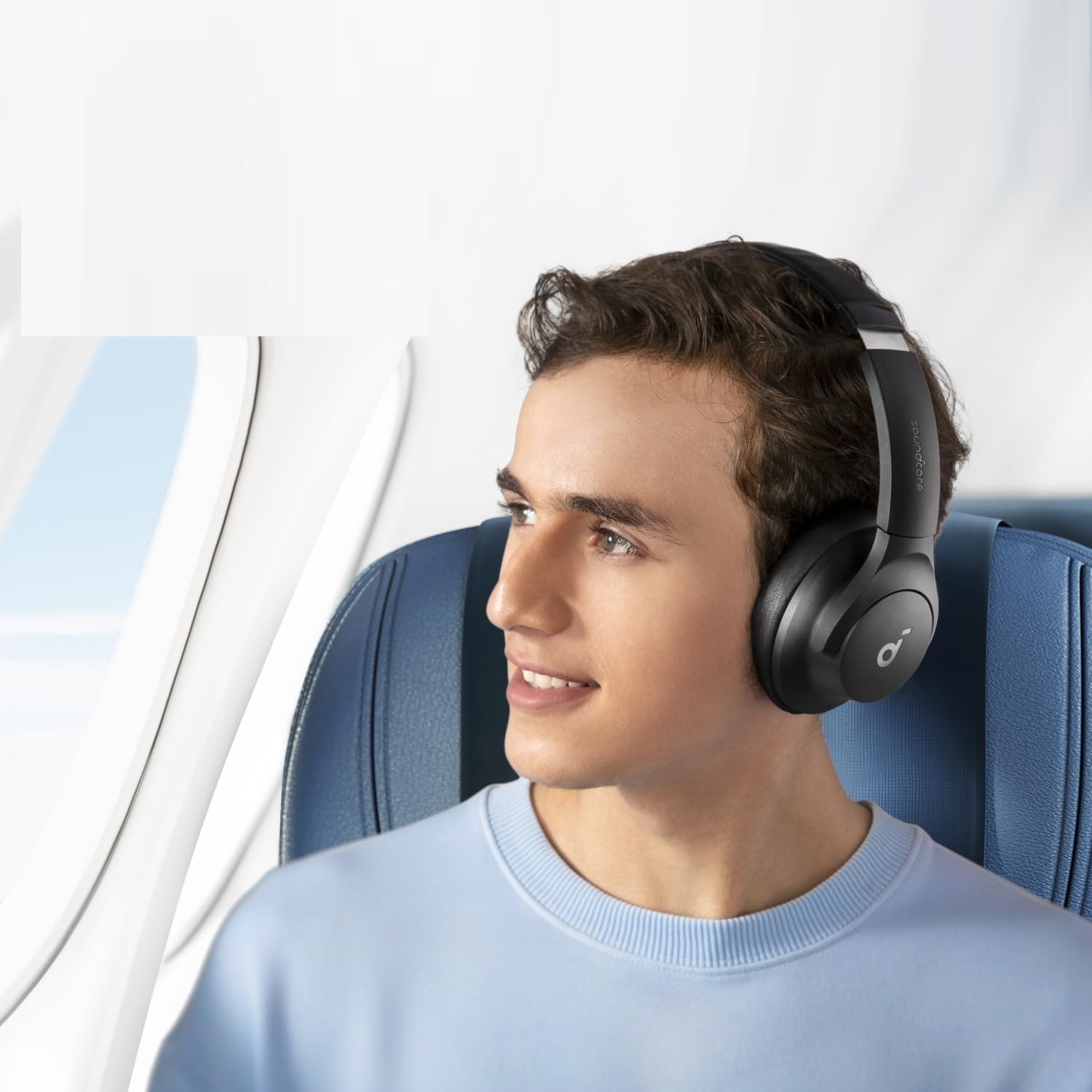 Casti Wireless bluetooth Over-Ear Anker Soundcore Life Q20i, Hybrid ...