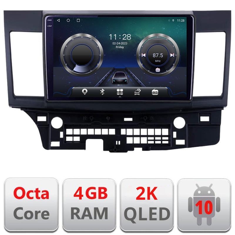 Специализирана навигация MITSUBISHI LANCER Android Octa Core Screen 2K ...