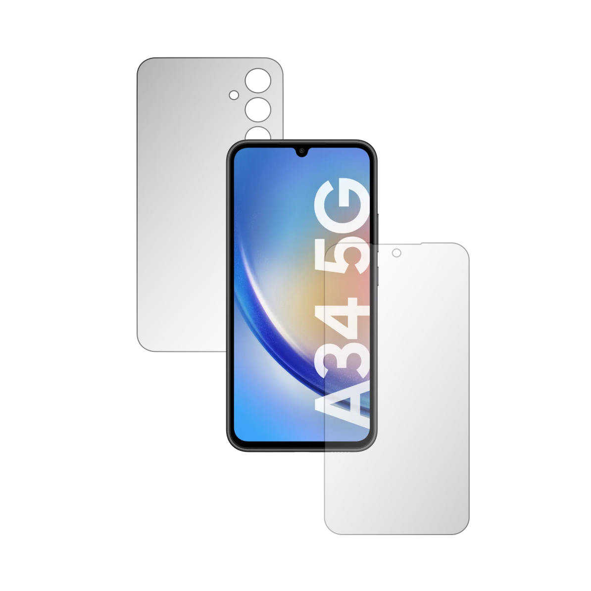 Саморегенериращо се фолио iSkinz за цяло тяло за Samsung Galaxy A34 5G ...