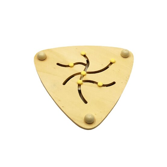 Joc labirint cu trafic / legume pentru copii 3+ din lemn - eMAG.ro