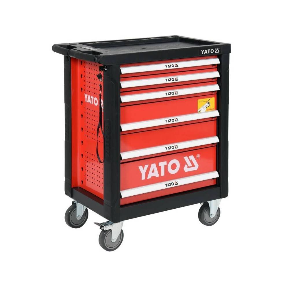 Dulap metalic de scule echipat cu 185 piese Yato YT-55307, Crom Vanadiu ...