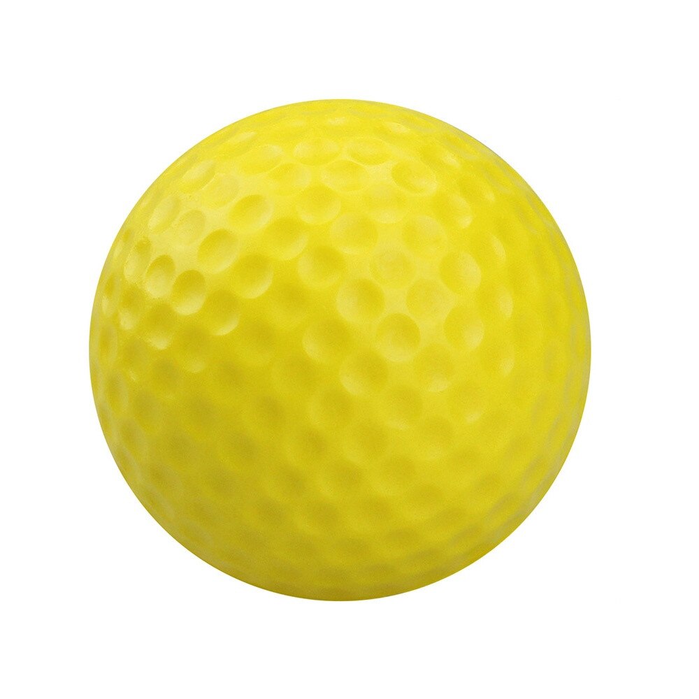 set 5 mingi de golf, Poliuteran, 4.2cm, galben - eMAG.ro