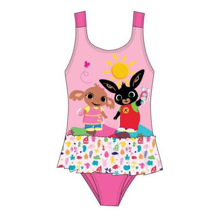 Costum baie fetite Bing roz 128 cm 910-659 - eMAG.ro