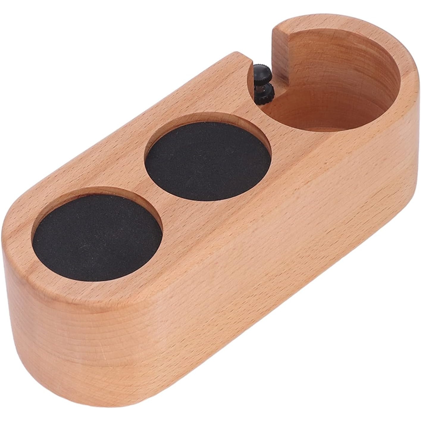 Baza tamper, WALALLA, Lemn, 51-53mm, Maro - eMAG.ro