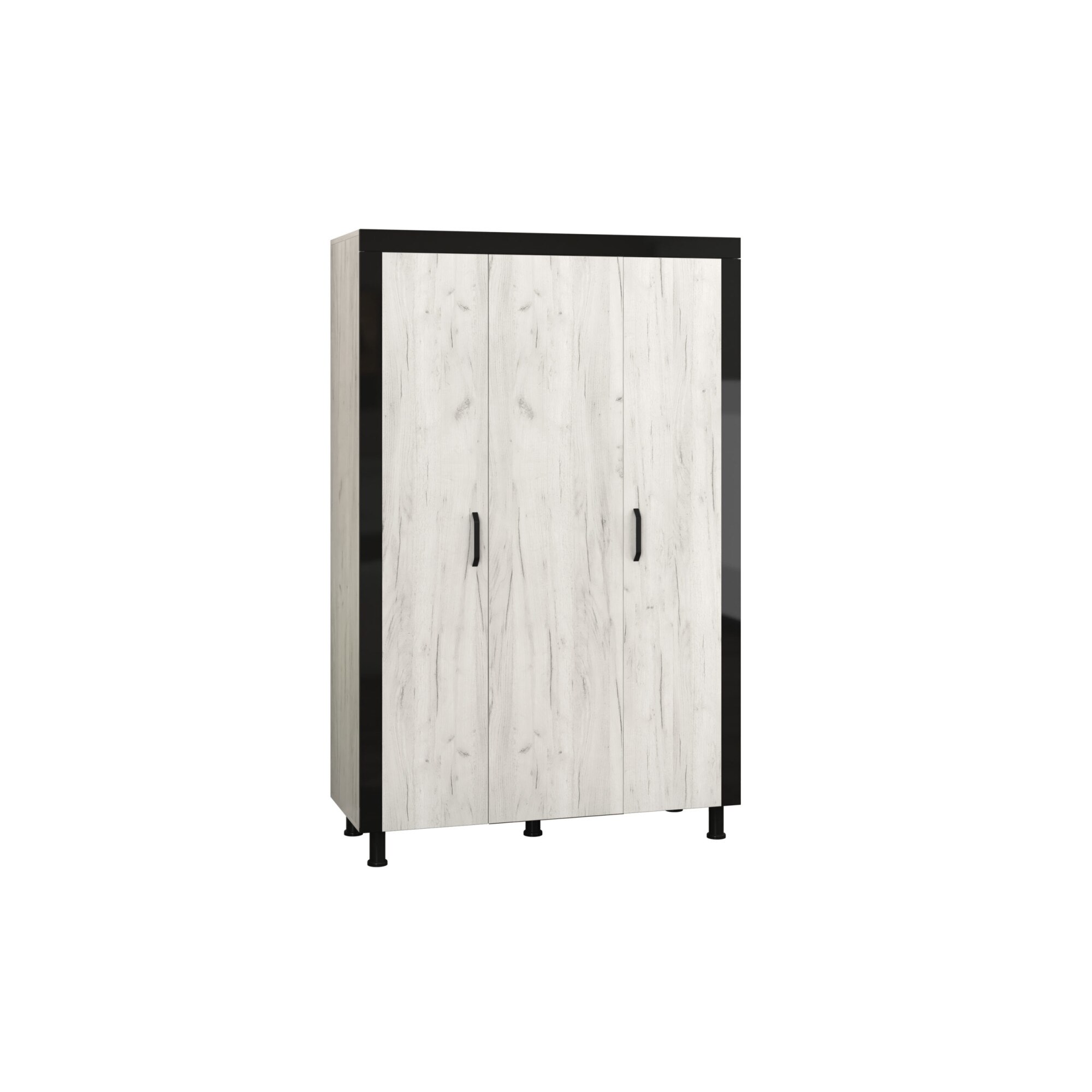 Dressing Omega, Alb murdar, 130x202x52 cm - eMAG.ro
