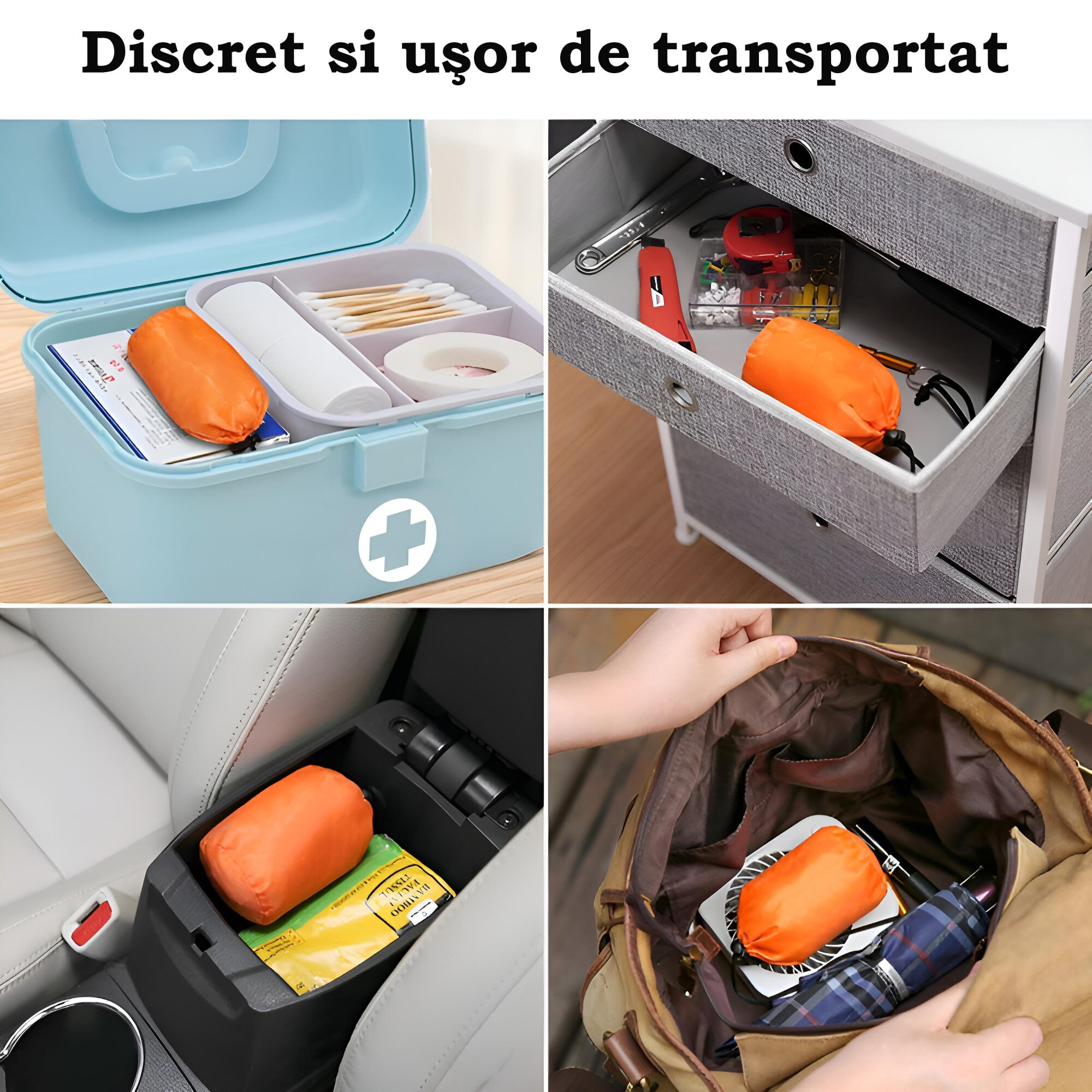 Sac de dormit termic pentru supravietuire in situatii de urgenta si ...