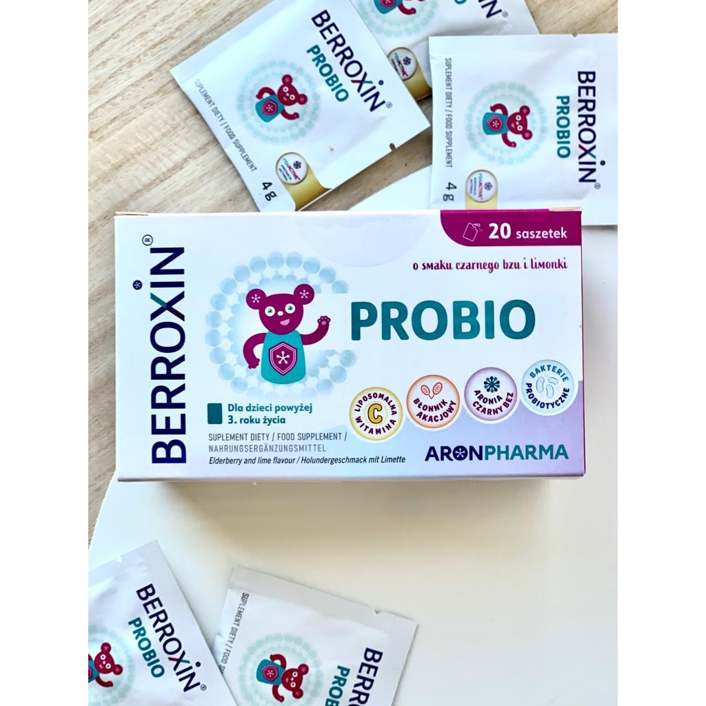 Probiotic copii cu vitamina C Lipozomala si extracte de aronia si soc ...