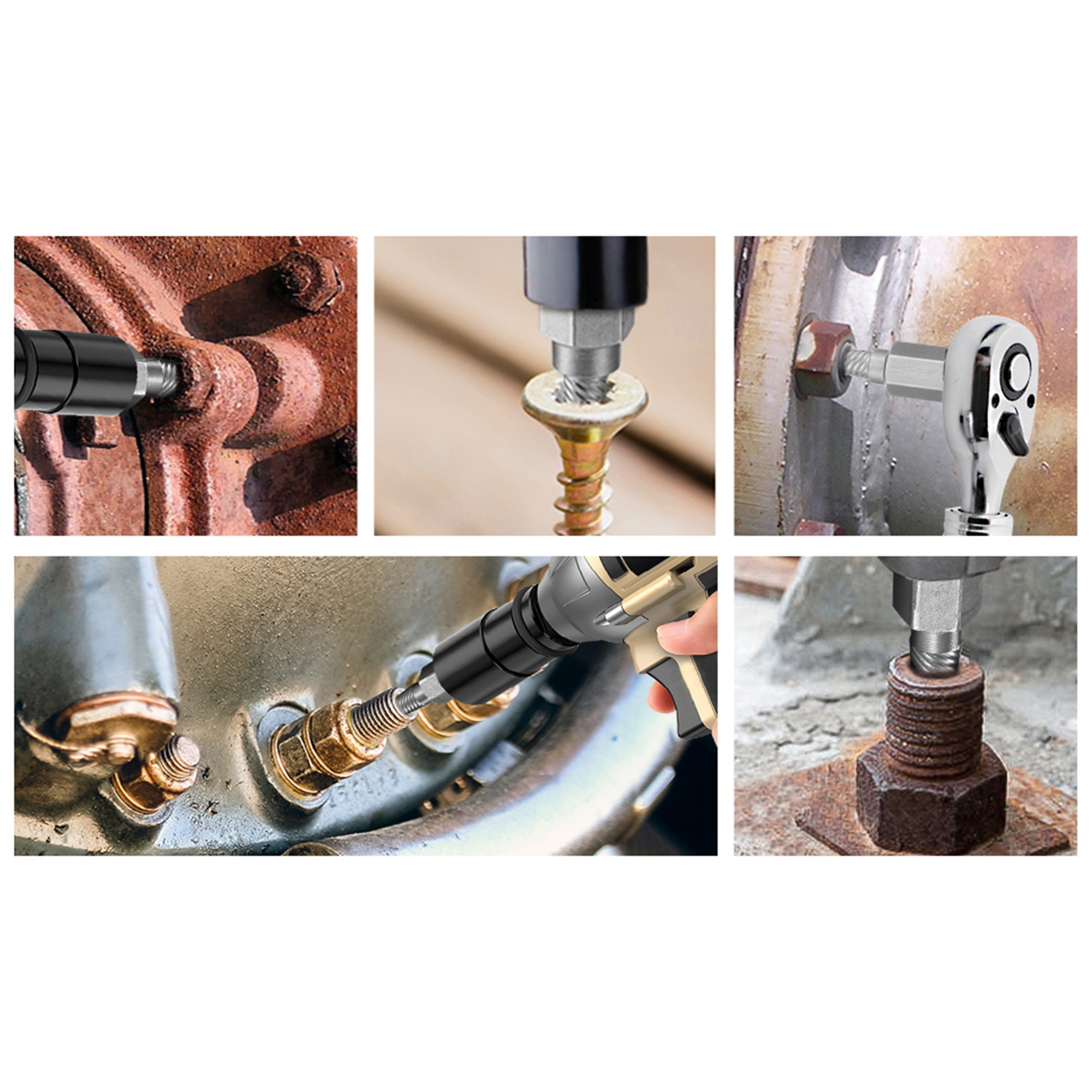 Set extractoare suruburi, prezoane rupte si piulite deteriorate, 25 ...