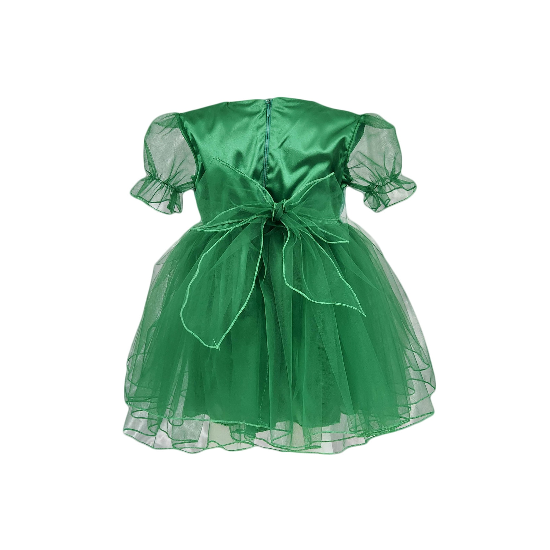 Rochie botez, model Camelia, culoare verde, varsta 6 luni - eMAG.ro
