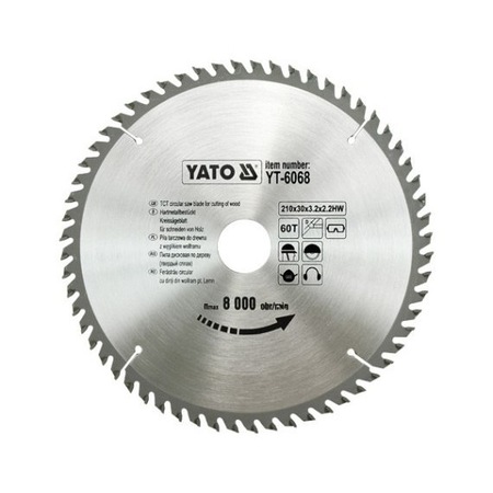 Disc, Yato, Metal, 210x30 mm, Argintiu - eMAG.ro