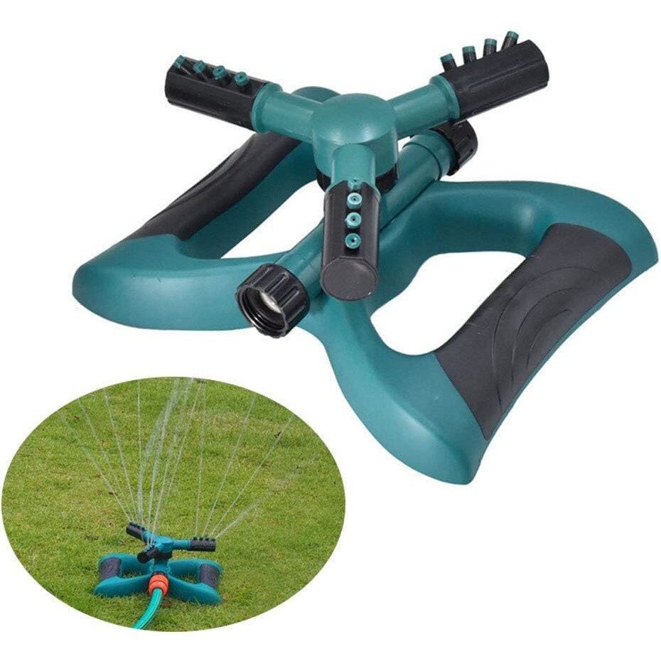 Aspersor de gradina cu rotatie completa, Verde - eMAG.ro