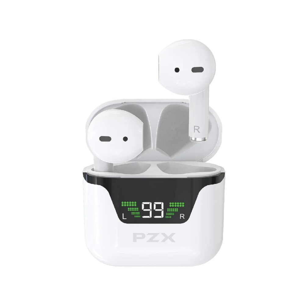 Casti fara fir, PZX L55, Bluetooth, Alb - eMAG.ro