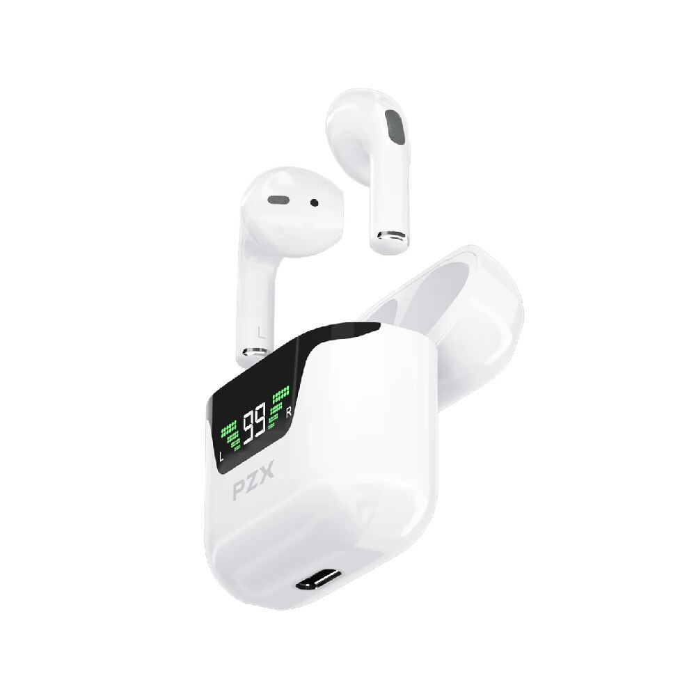 Casti fara fir, PZX L55, Bluetooth, Alb - eMAG.ro