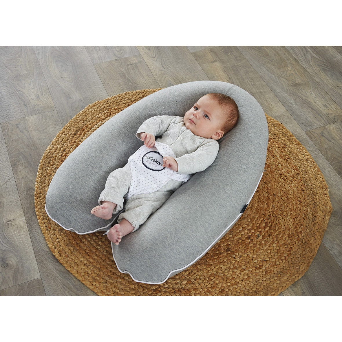 Perna pentru maternitate si alaptare Multirelax 3B1 Grey Candide - eMAG.ro