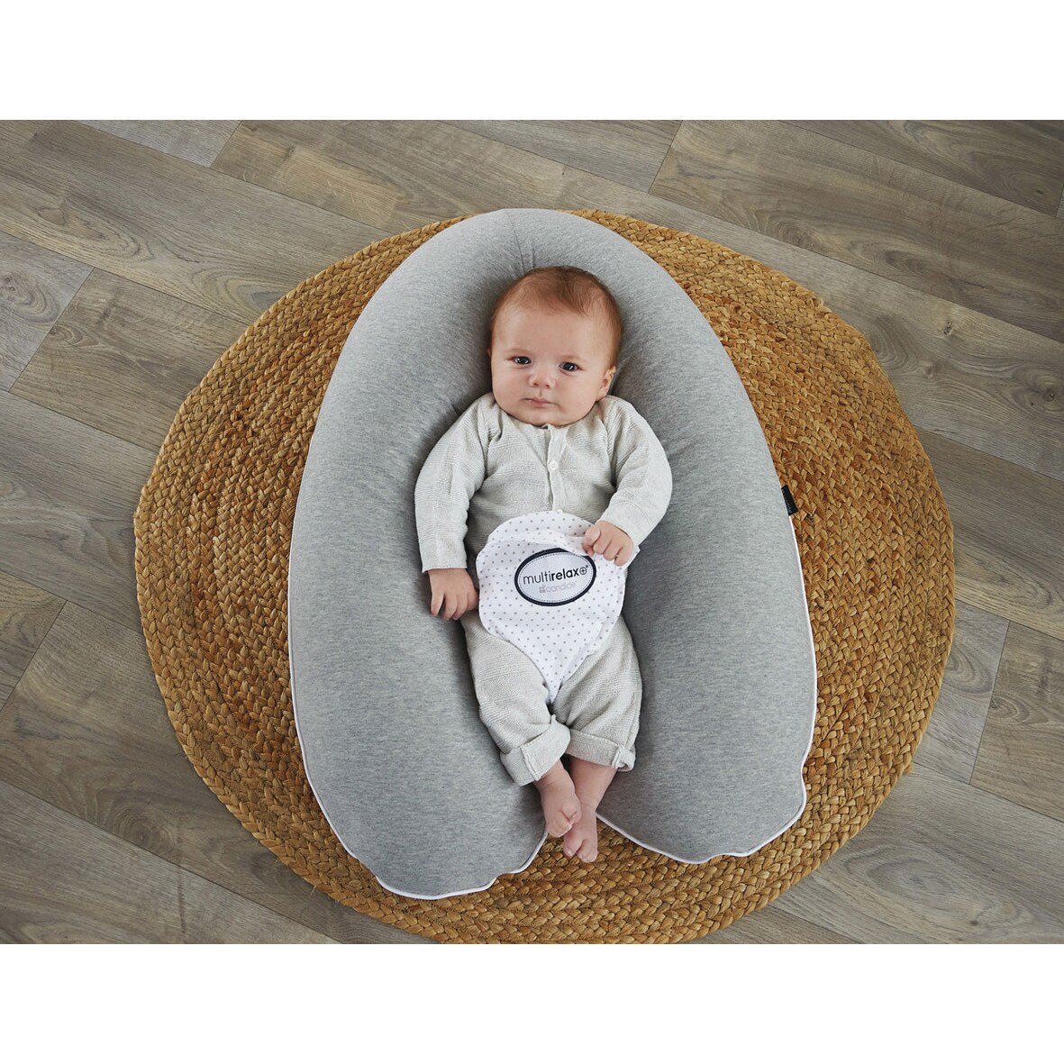 Perna pentru maternitate si alaptare Multirelax 3B1 Grey Candide - eMAG.ro