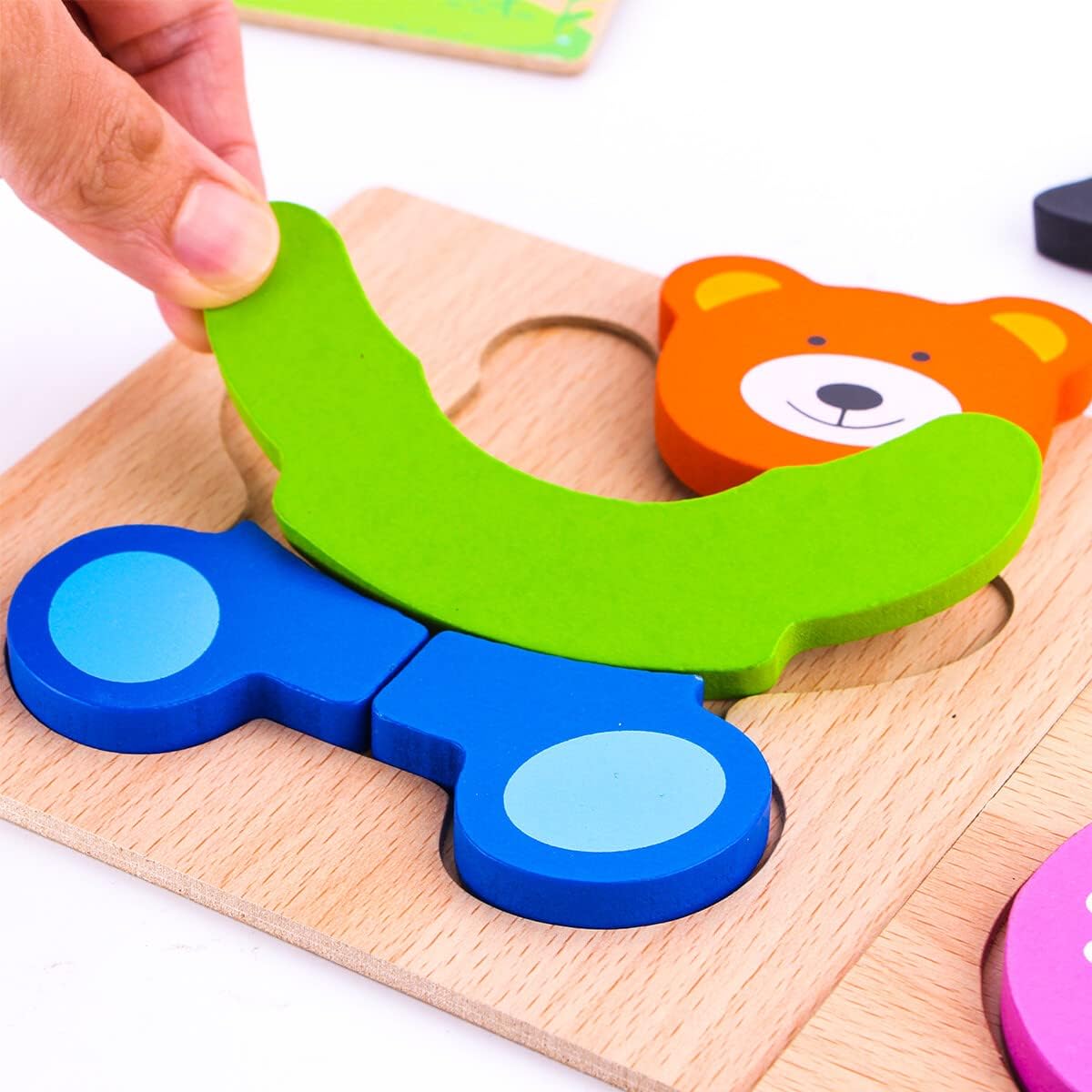 Set de 4 puzzle-uri pentru copii, Multicolor - eMAG.ro