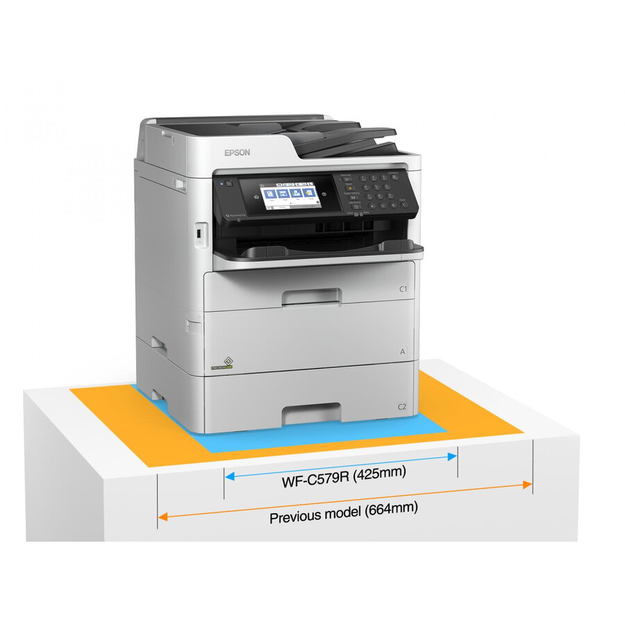 Imprimanta multifunctionala inkjet color Epson WF-C579RDWF, A4, duplex ...