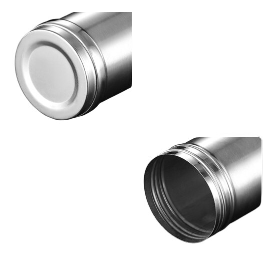 Solnita pentru condimente diverse, Metal, 25 x 6.5cm, Argintiu - eMAG.ro