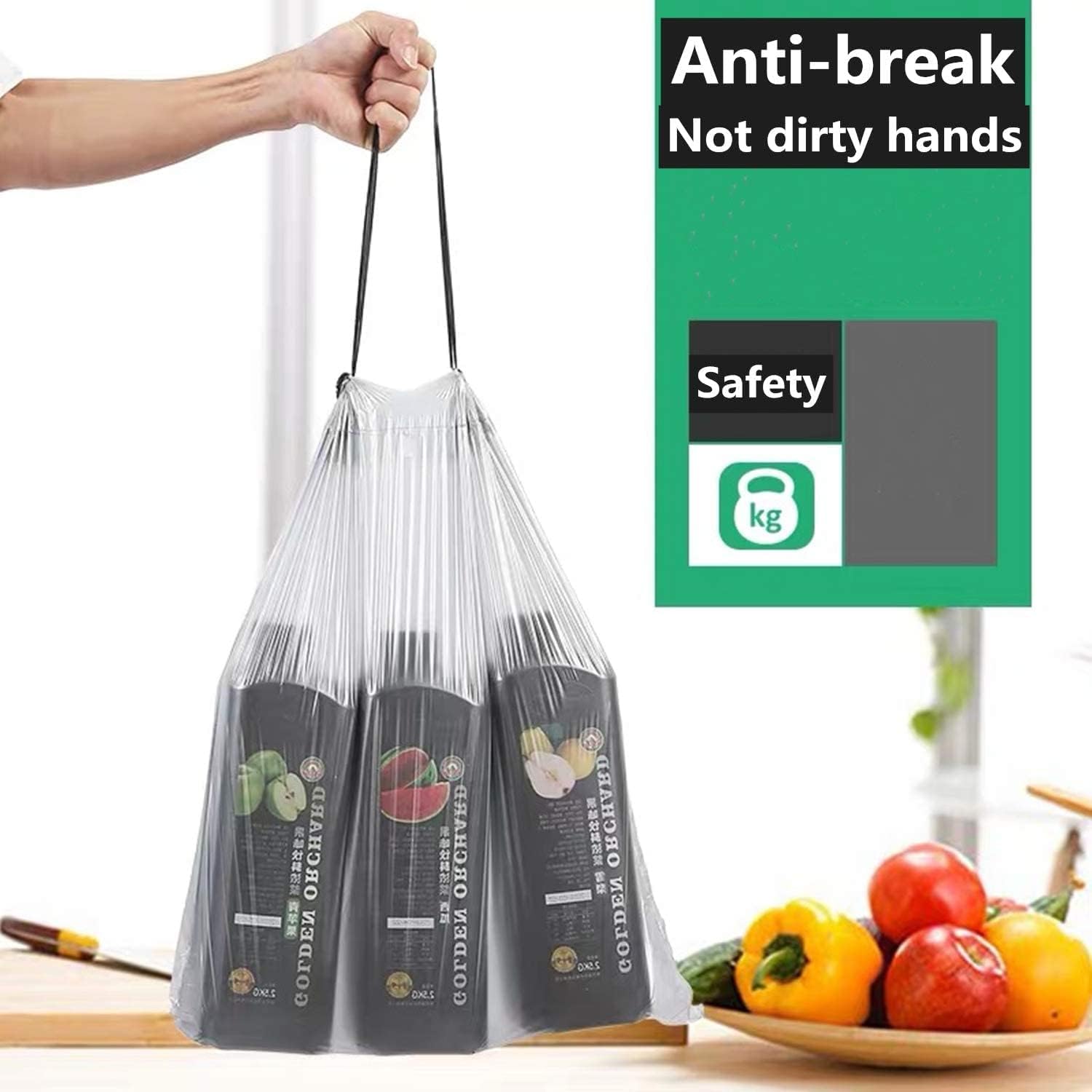 Saci de gunoi mici cu snur de 4 galoane - eMAG.ro