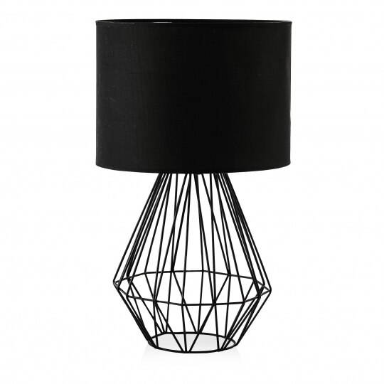 Veioza SIMPLE WIRE, 46x26 cm, negru - eMAG.ro
