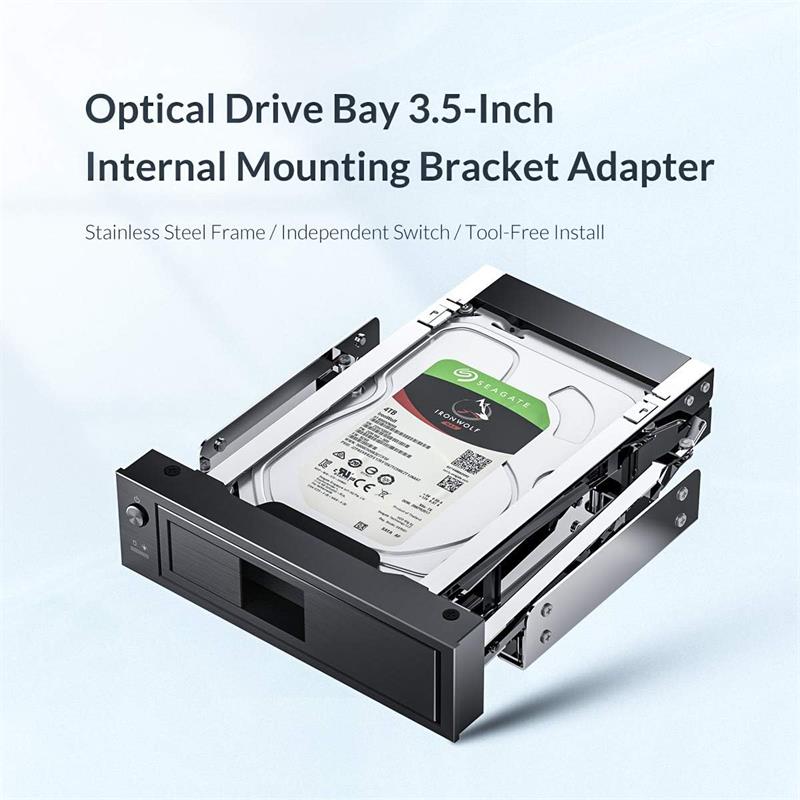 Rack Hard Disk, Negru/Argintiu - eMAG.ro