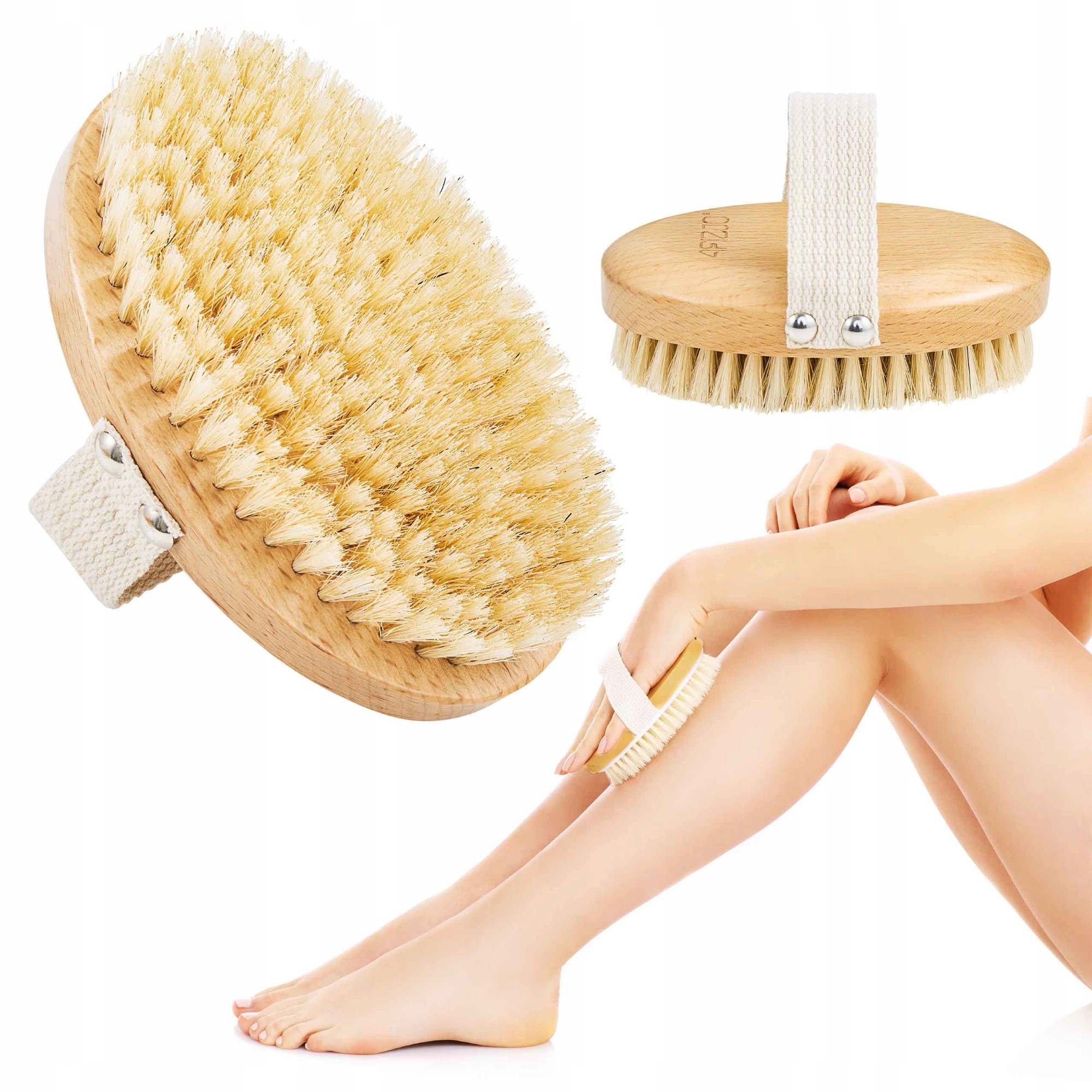 Masszázs kefe, 4Fizjo, Fa/Fibers, 13x8 cm - eMAG.hu