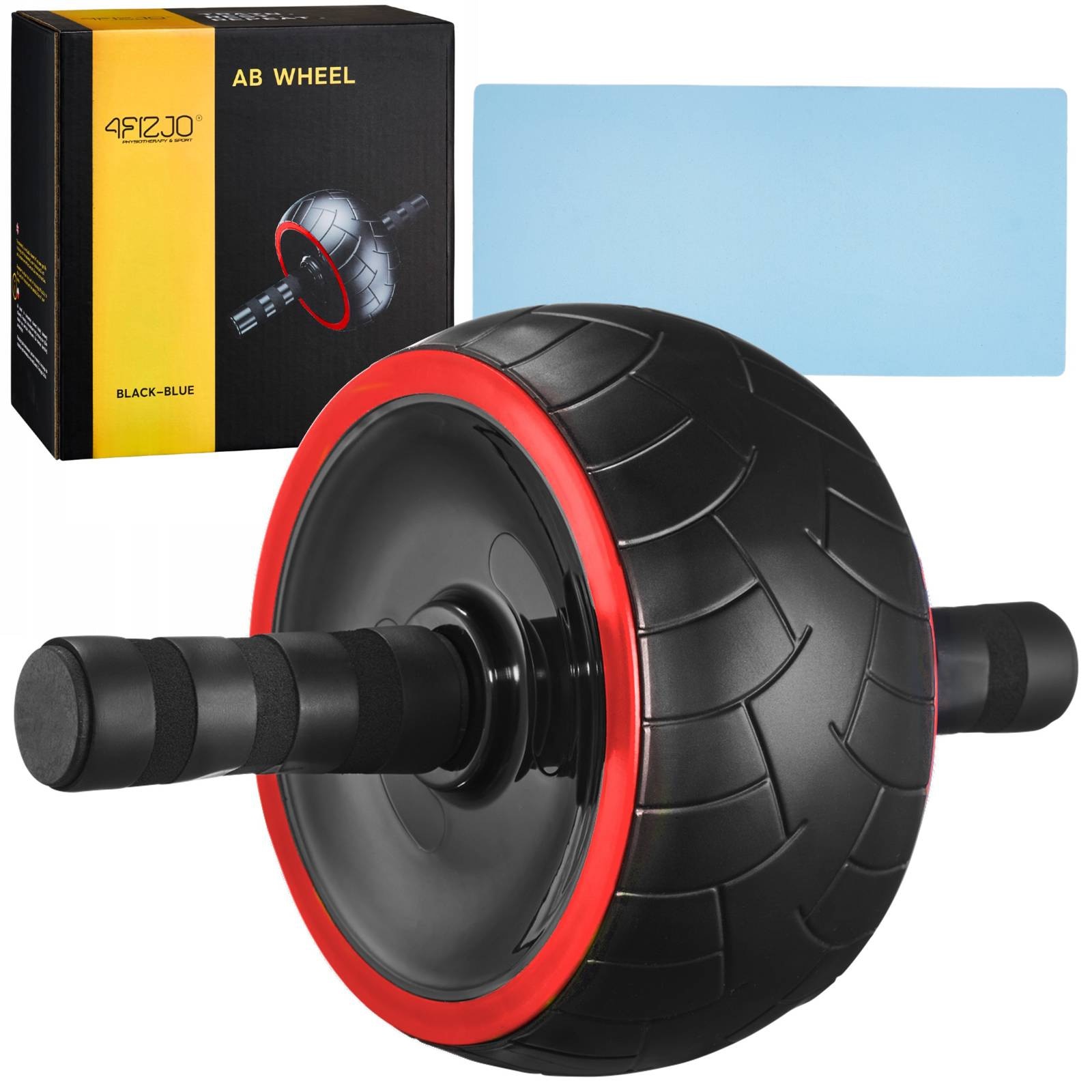 Roata pentru abdomene XL 4FIZJO, AB Roller, tonifiere musculatura, Yoga ...