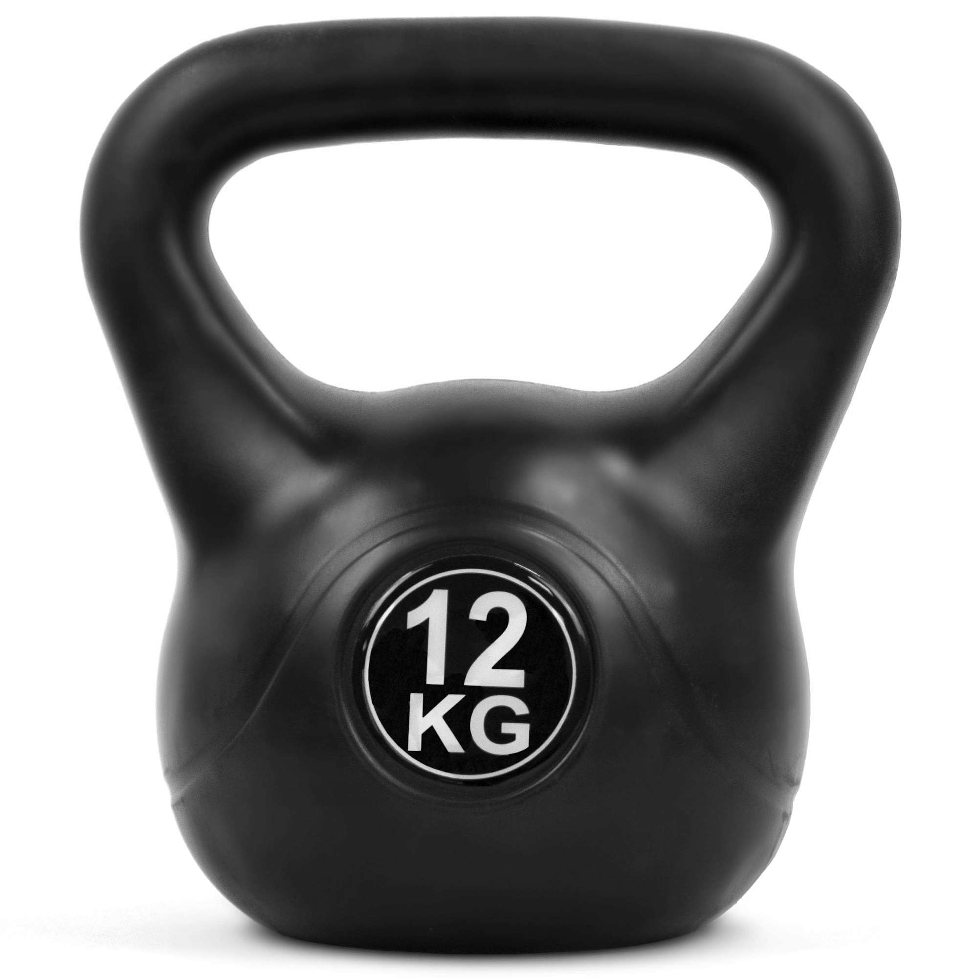 Kettlebell 4fizjo, 12 kg, Negru - eMAG.ro