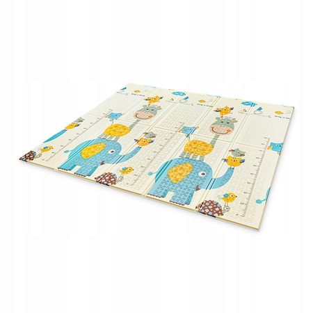 Covor copii cu doua fete, 4Fizjo, Spuma XPE, 200 x 180 cm, Multicolor ...