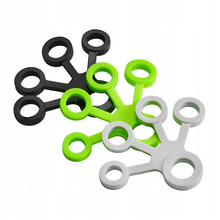 Set 3 Flexori Degete 4FIZJO, 3 Niveluri de Dificultate, Antrenament ...