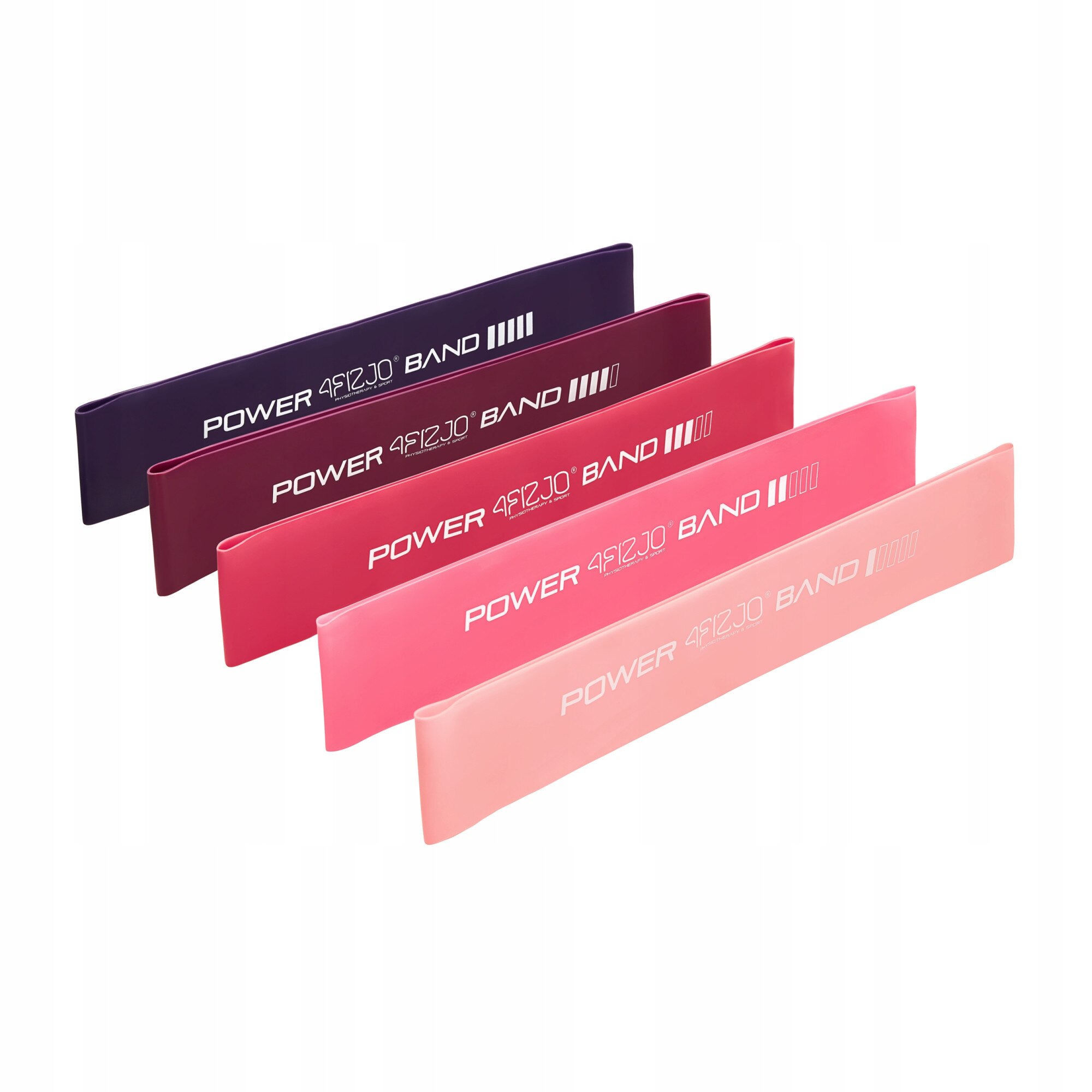 Set 5 mini benzi elastice rezistenta din latex, Pentru Femei si Barbati ...